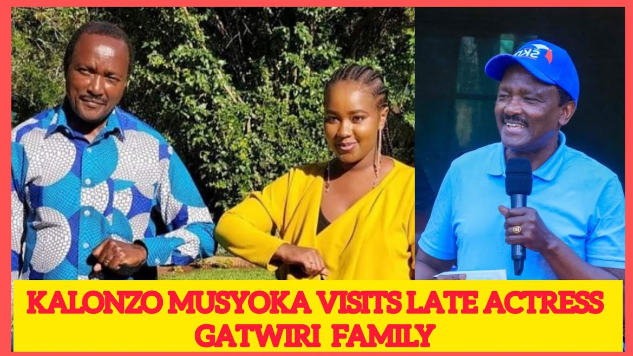 KALONZO MUSYOKA AND WAITITU JOINS LATE ACTRESS GATWIRI FAMILY DURING ...
