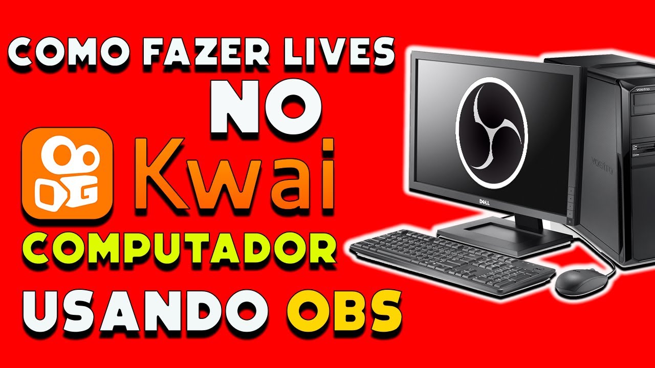 Como fazer lives no kwai pelo PC - YouTube