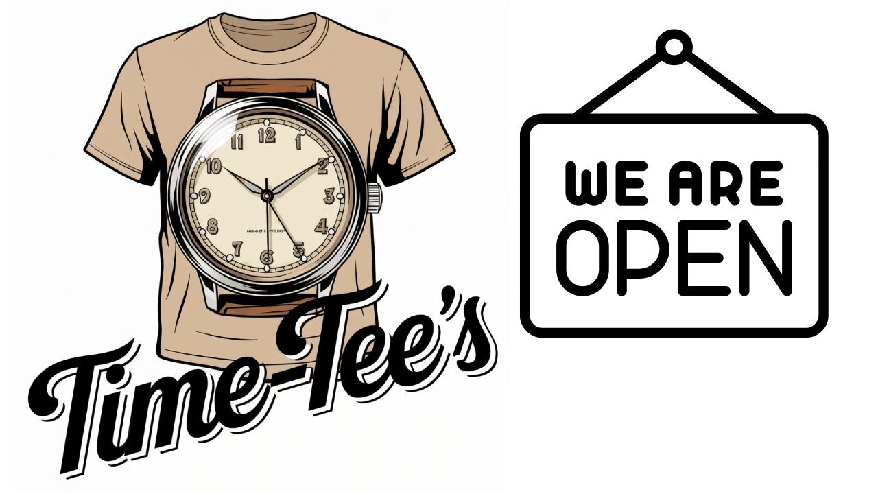 My Merch Store is Now Open! Watches and T-Shirts For Sale - YouTube