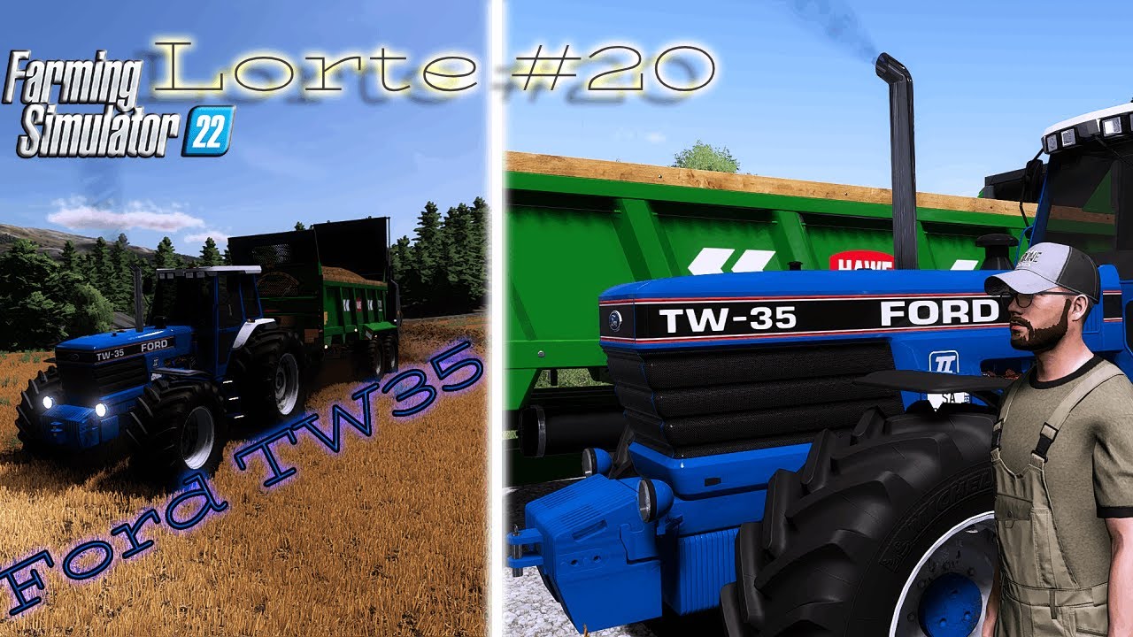 Lorte #20 |Ford TW-35|The old farm|FS22| - YouTube