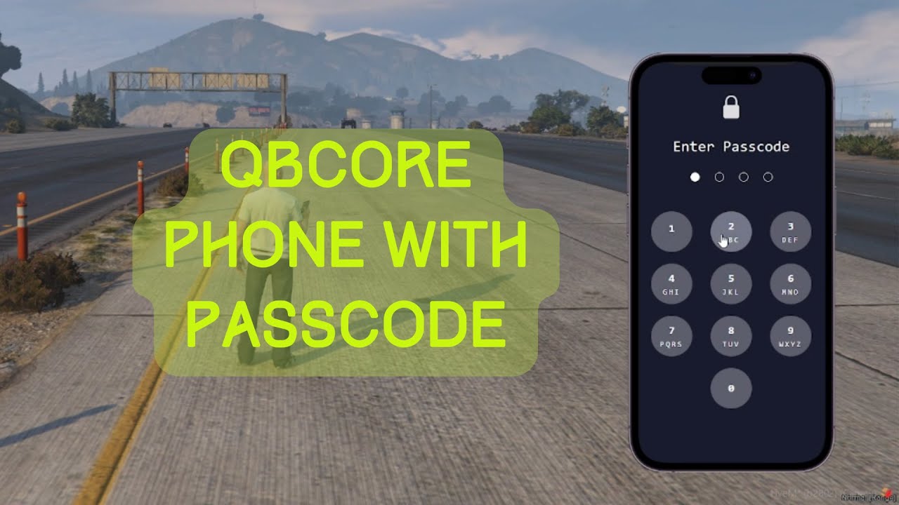 Free Phone with Passcode - QBCore - YouTube
