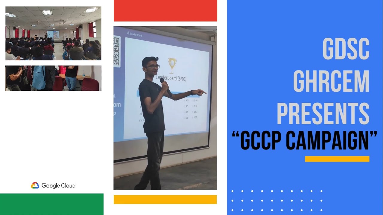 GOOGLE CLOUD | GDSC GHRCEM | Highlights - YouTube