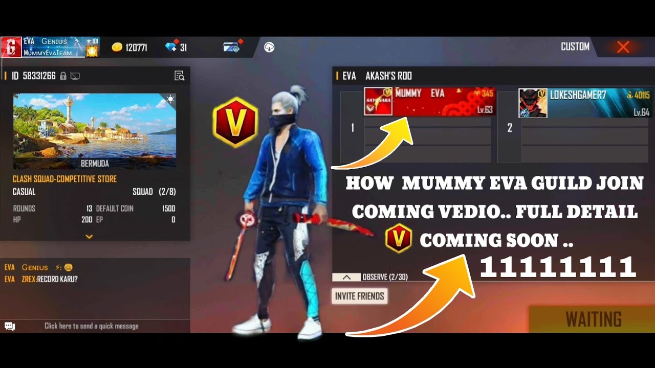 WHO IS MUMMY EVA 🤔 HOW TO JOIN GUILD MUMMY EVA 😱 11111111 by EVA GENIUS ...