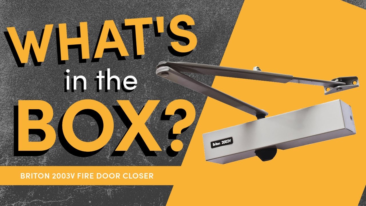 Unboxing the Briton 2003V Fire Door Closer (206889) - What's in the box ...