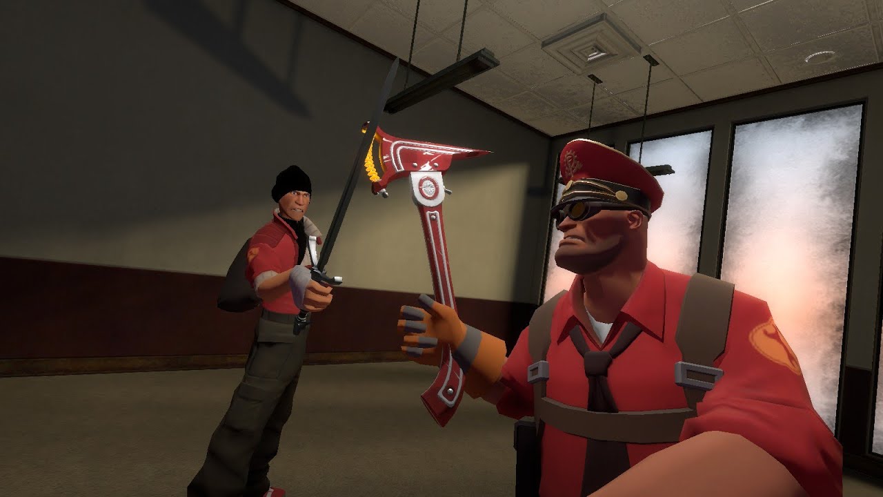 Andy VS Spartan SWORDFIGHT GMOD TF2 - YouTube