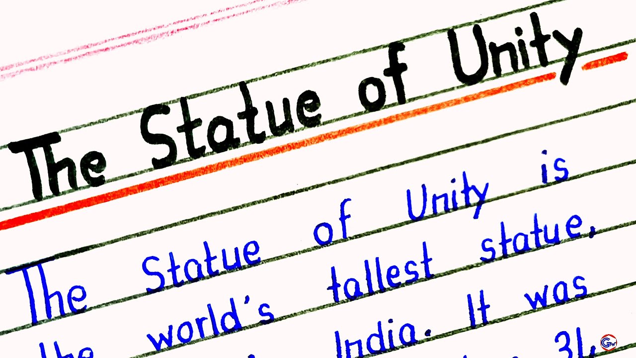 Statue of Unity essay in english, Essay on statue of unity India, Essay ...