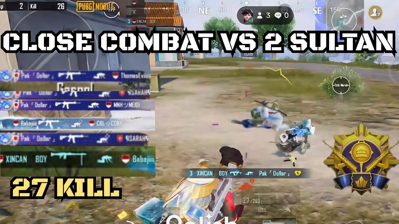 27 KILLS FULL CLUTCH LAWAN SQUAD SULTAN DI TINGGAL SOLO VS SQUAD ‼️POCO ...