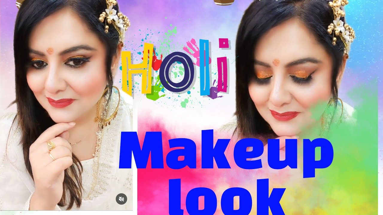 How To Do Subtle Makeup In Festive Season | Holi makeup look| how to do ...