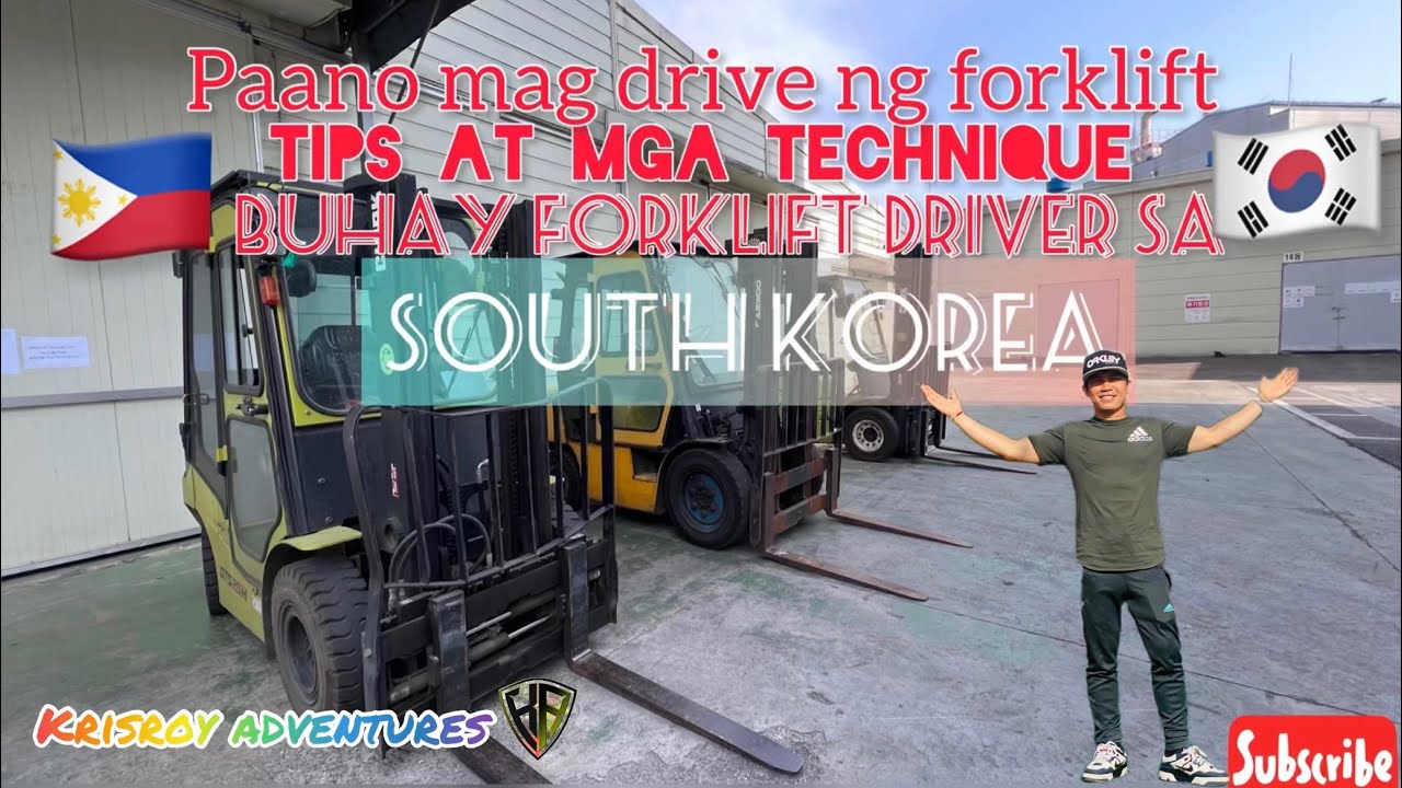 Paano mag-drive ng forklift/technique at mga safety tips/buhay OFW🇵🇭 sa South Korea 🇰🇷 - YouTube