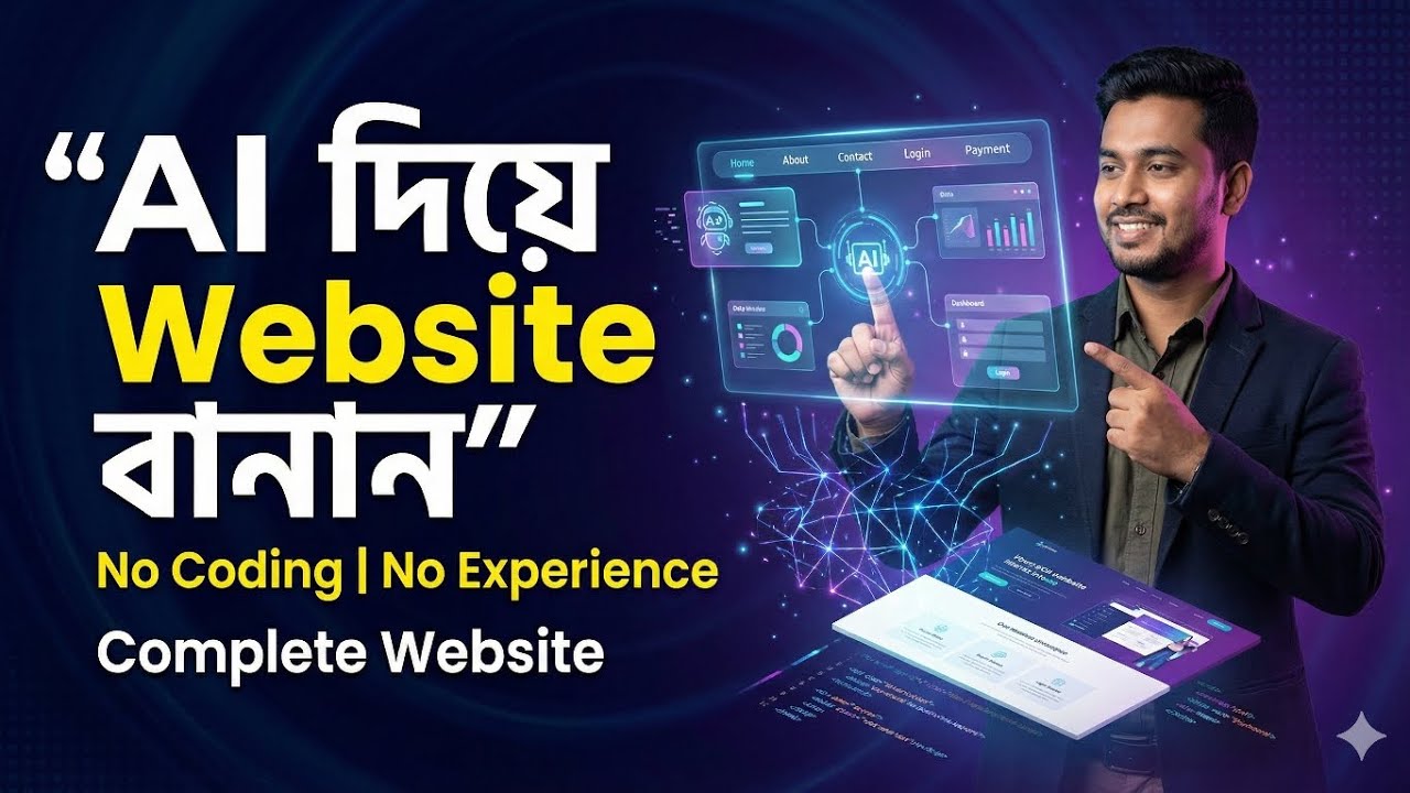 Create a Professional Website with AI | No Coding Required | Full ...