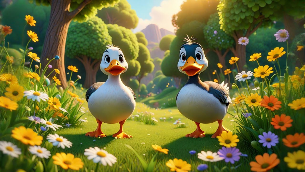Three Silly Ducks Say 1 2 3 | Counting Song for Kids | Nursery Rhymes ...