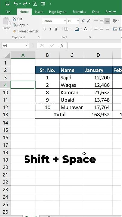 Most Useful shortcut key#shorts #tricks #tips #excel #exceltips #exceltutorial #tutorial - YouTube