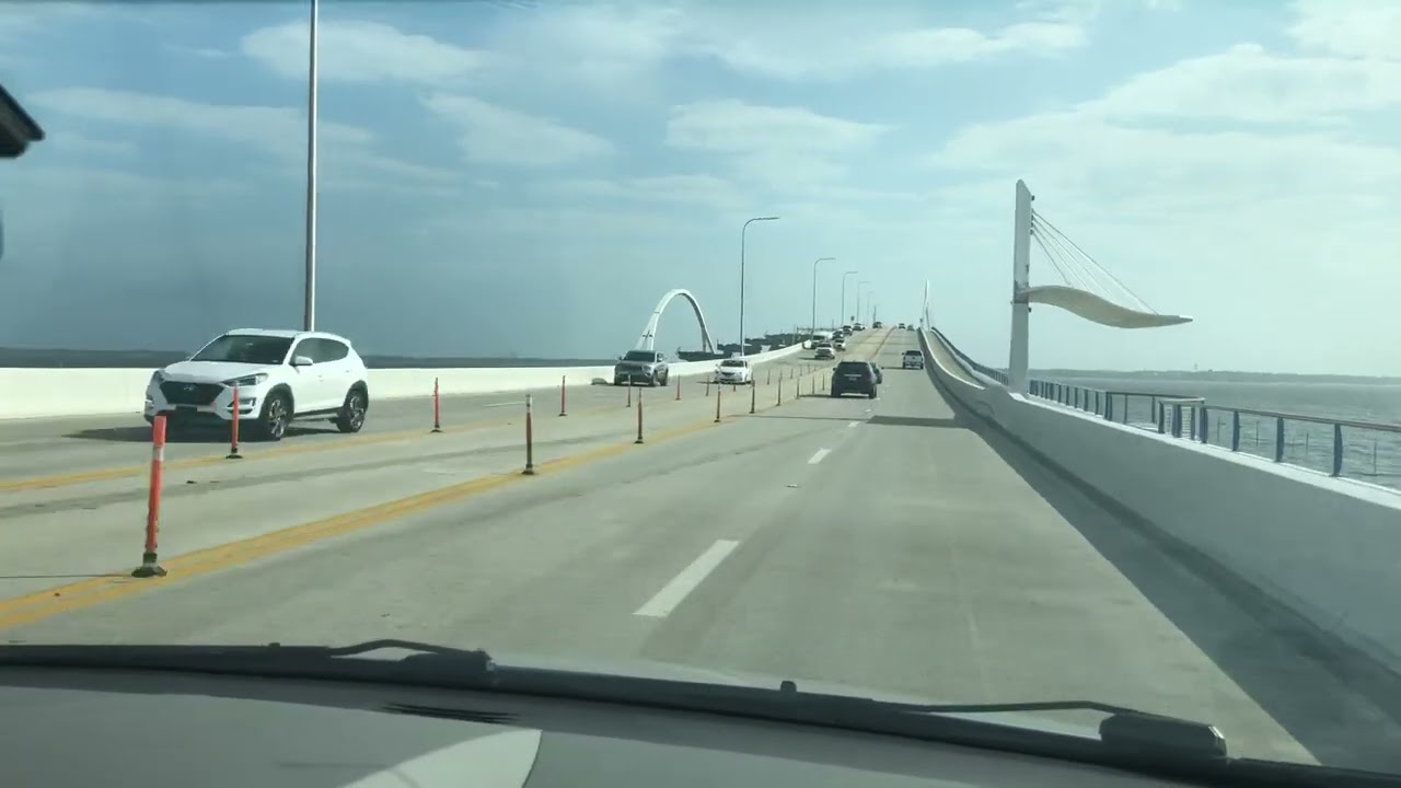 Three mile bridge Pensacola Florida - YouTube