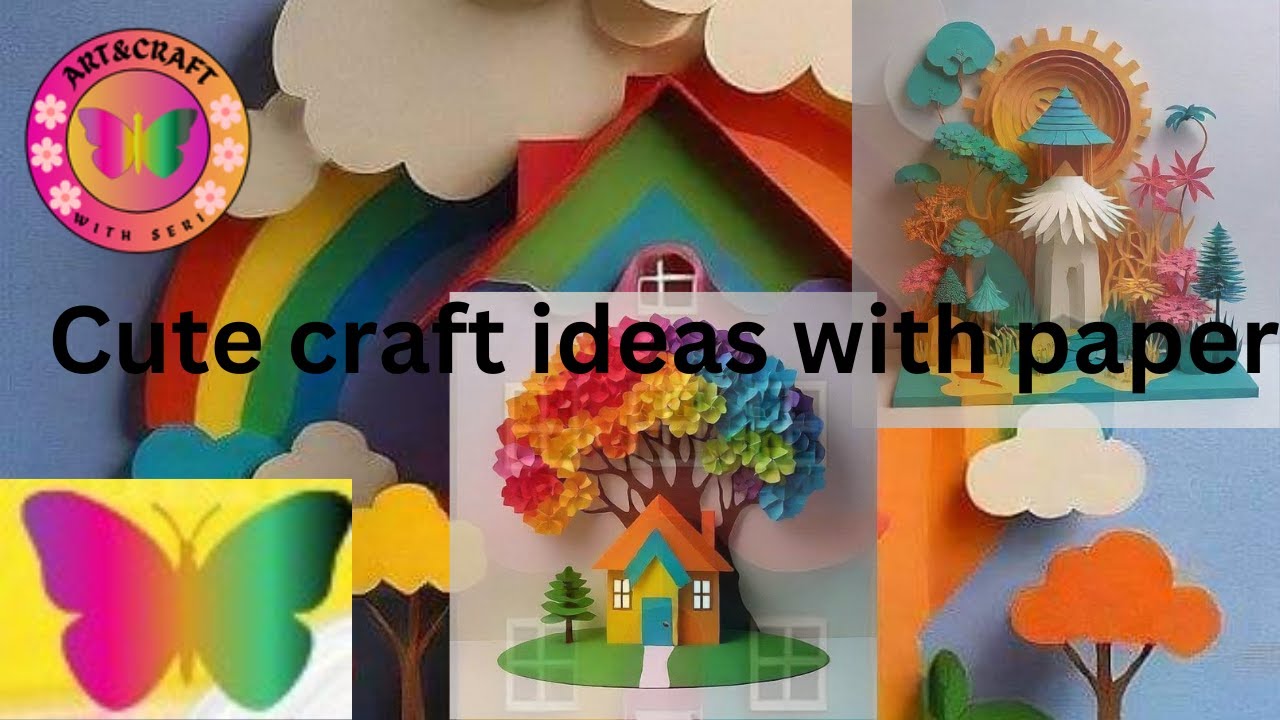 paper craft | decoration | art | Art&craft with paper | some random ...