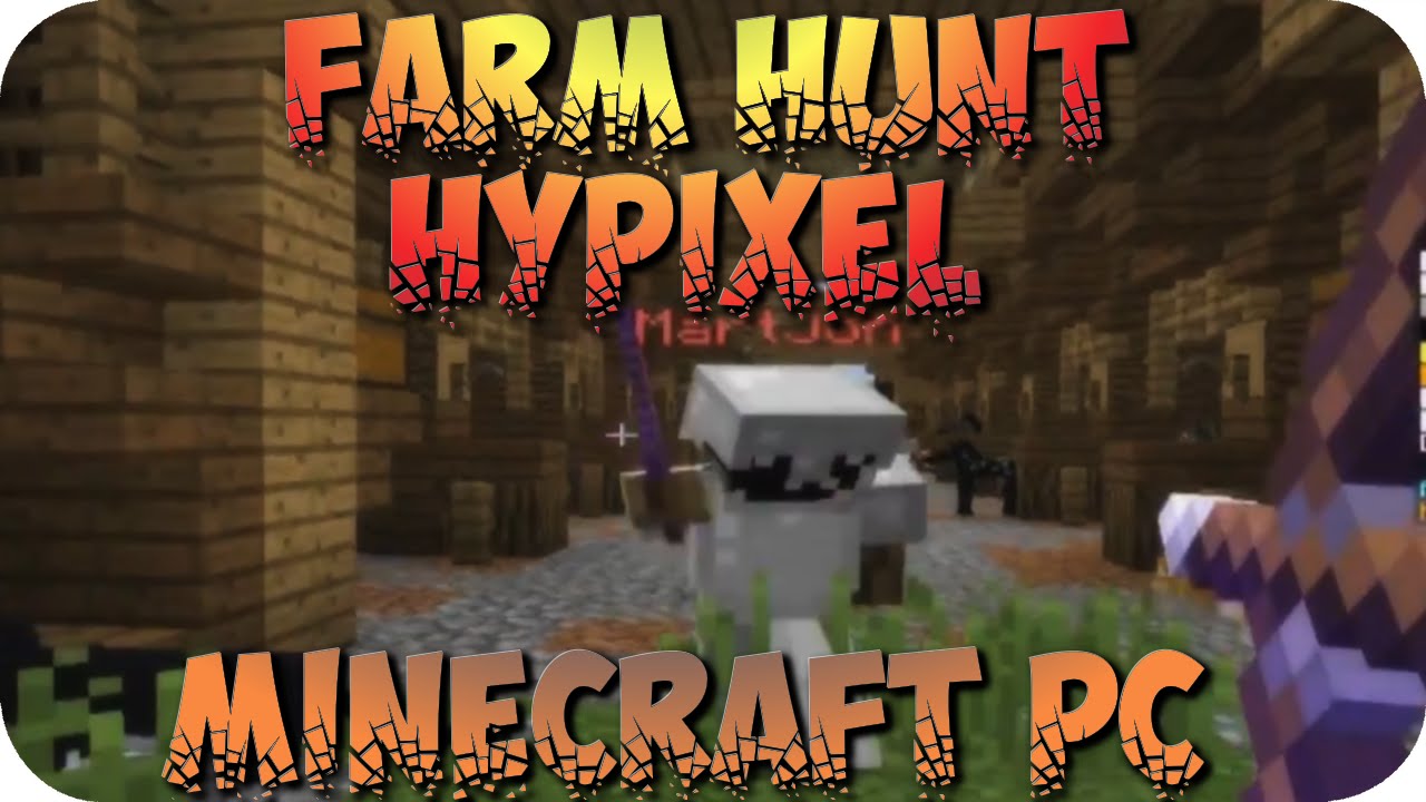 Farm Hunt Hypixel Minecraft PC Minigame - YouTube