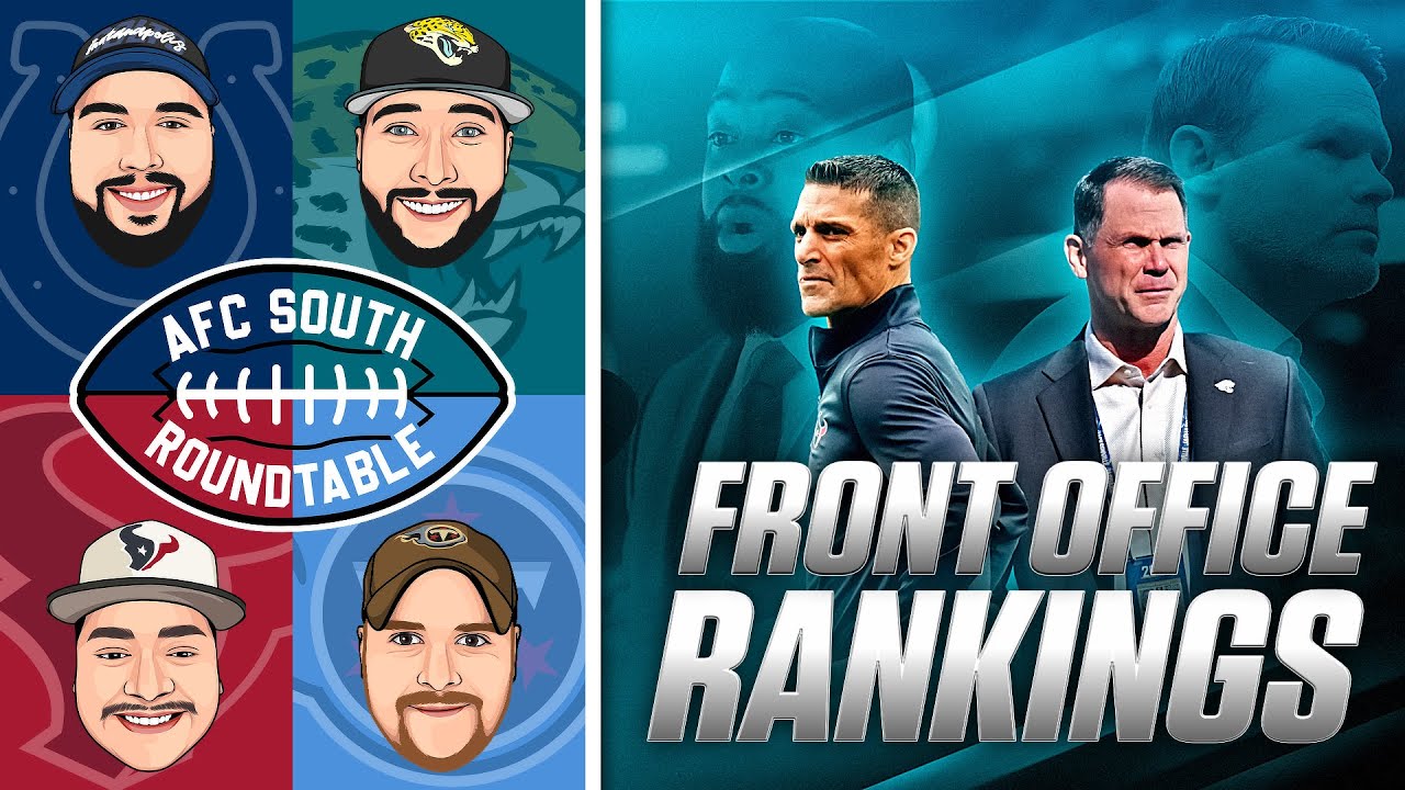 Ranking EACH Team in the AFC South's FRONT OFFICES 🔥 - YouTube