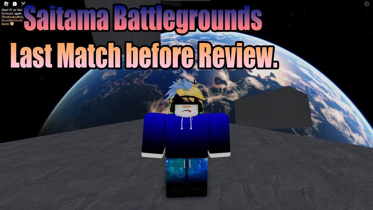 My last 1v1 in saitama battlegrounds before review // Roblox: Saitama ...