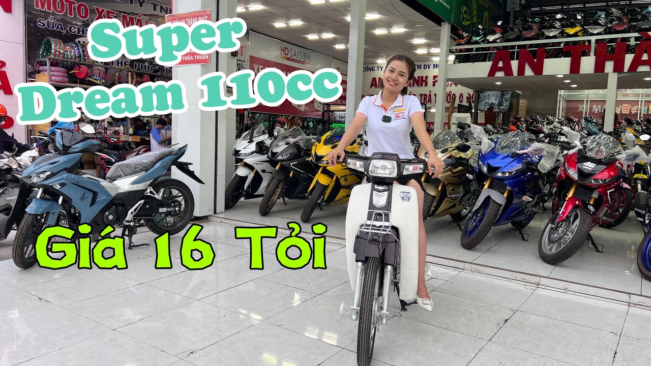 Super Dream 110 cc | 1 Giá 16 Triệu - Xuất Hoá Đơn Ngay - YouTube