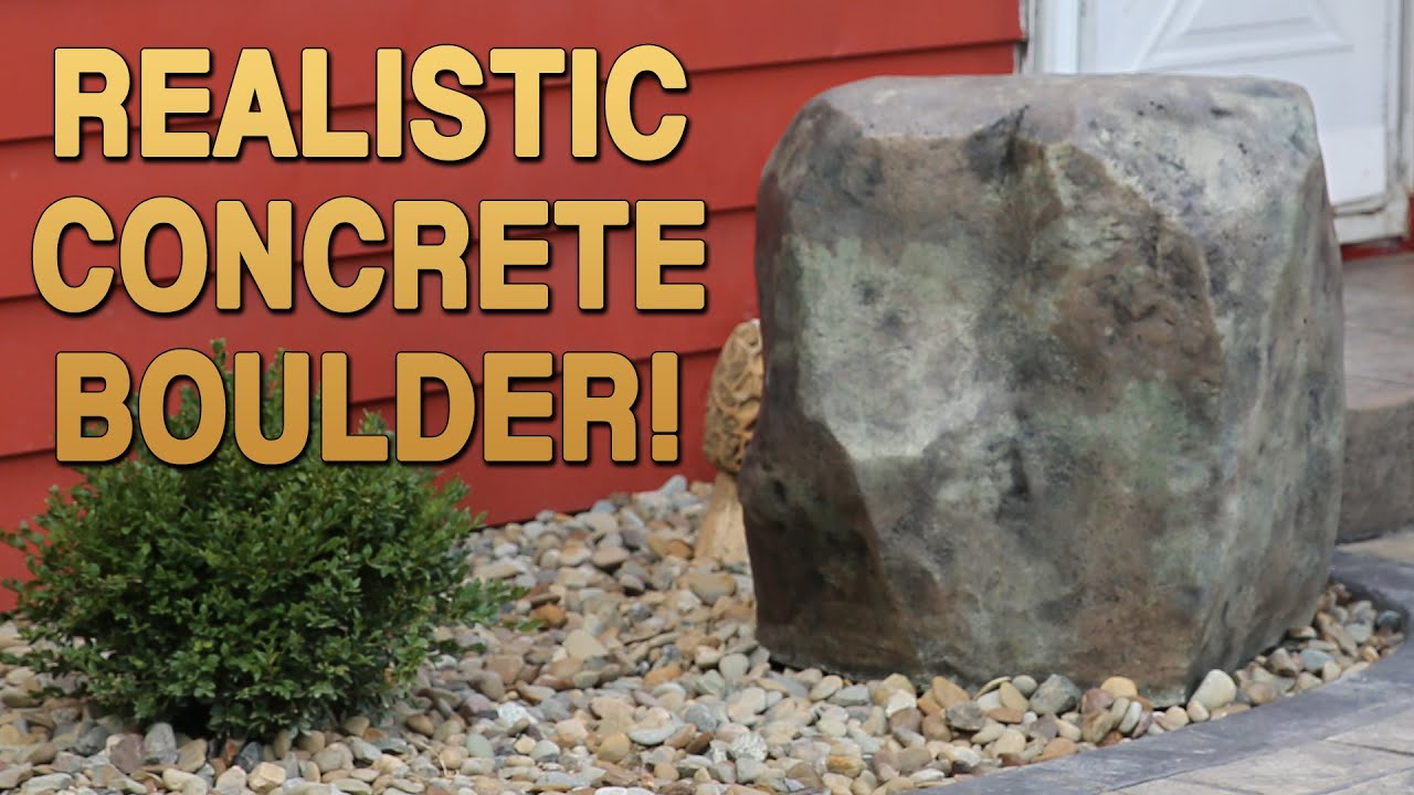 Realistic Rock Staining With Peat Moss - YouTube