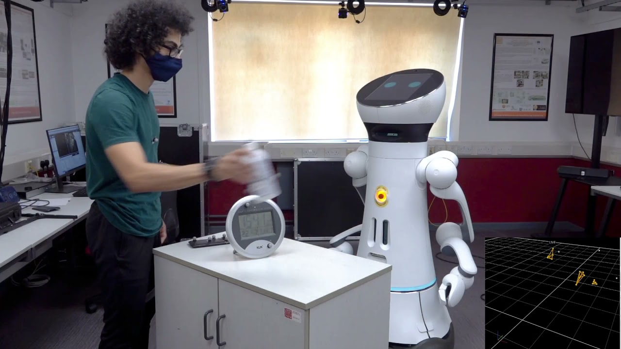 Care-O-bot 4 Detects Different Objects Using Vicon Motion Tracking ...