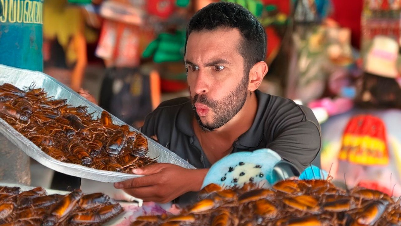 ¡Probé INSECTOS y ANIMALES EXÓTICOS en un MERCADO de MÉXICO! 🇲🇽🦂😱 - YouTube