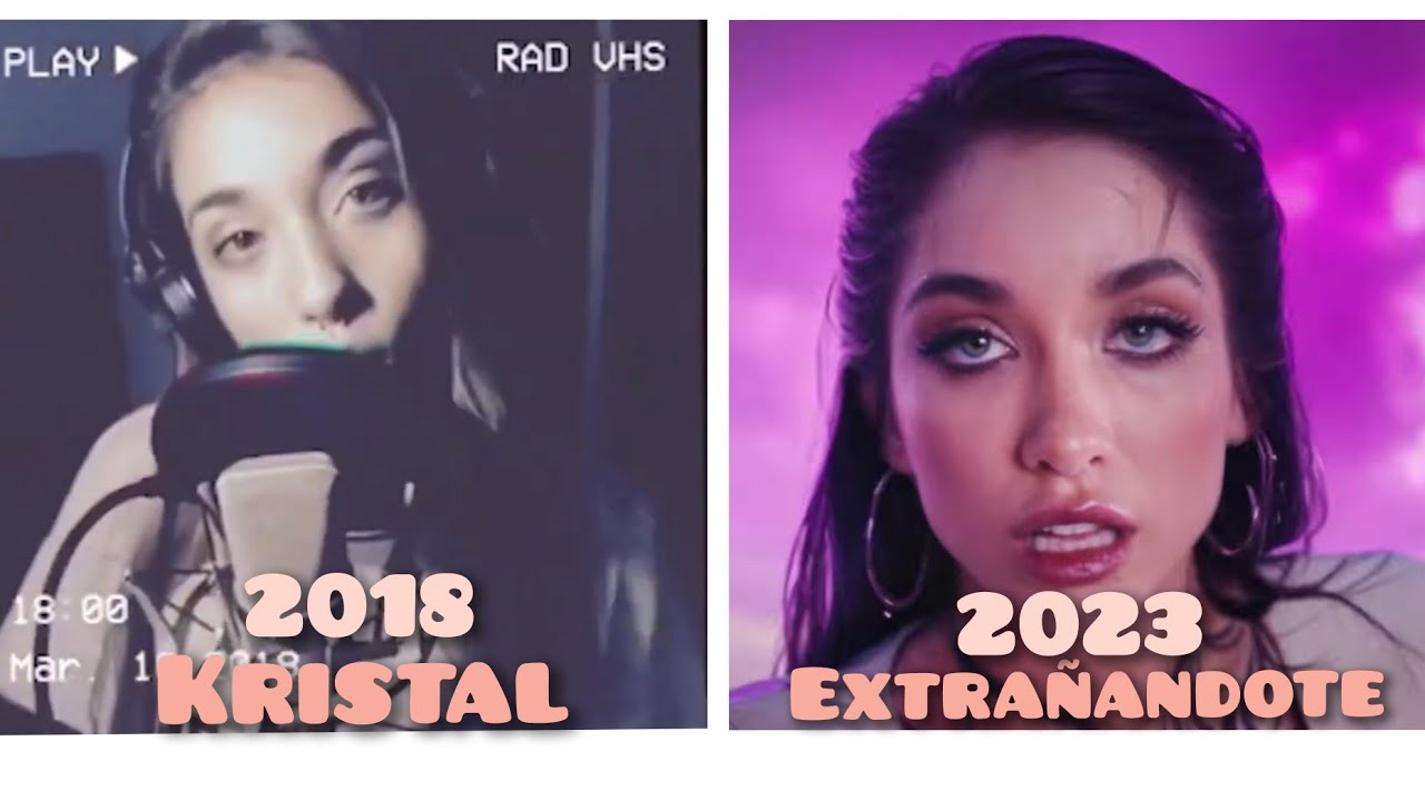 Evolución musical de María Becerra (Kristal - Extrañandote) (2018 - 2023) - YouTube