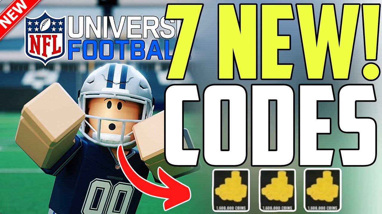 ⚠️New!! Update⚠️NFL UNIVERSE FOOTBALL CODES - ROBLOX NFL UNIVERSE ...