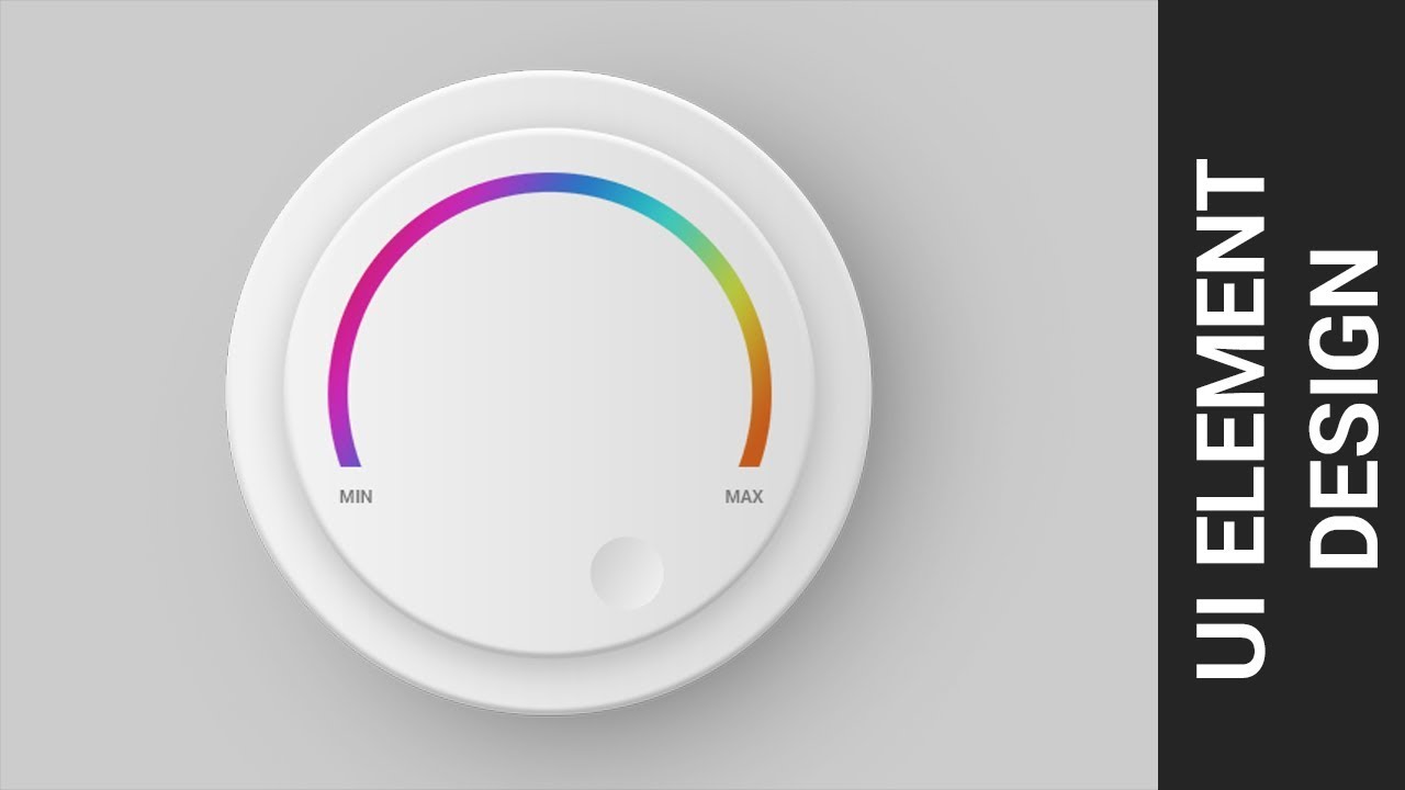 UI design tutorial for beginners | UI Elements Button | photoshop ...
