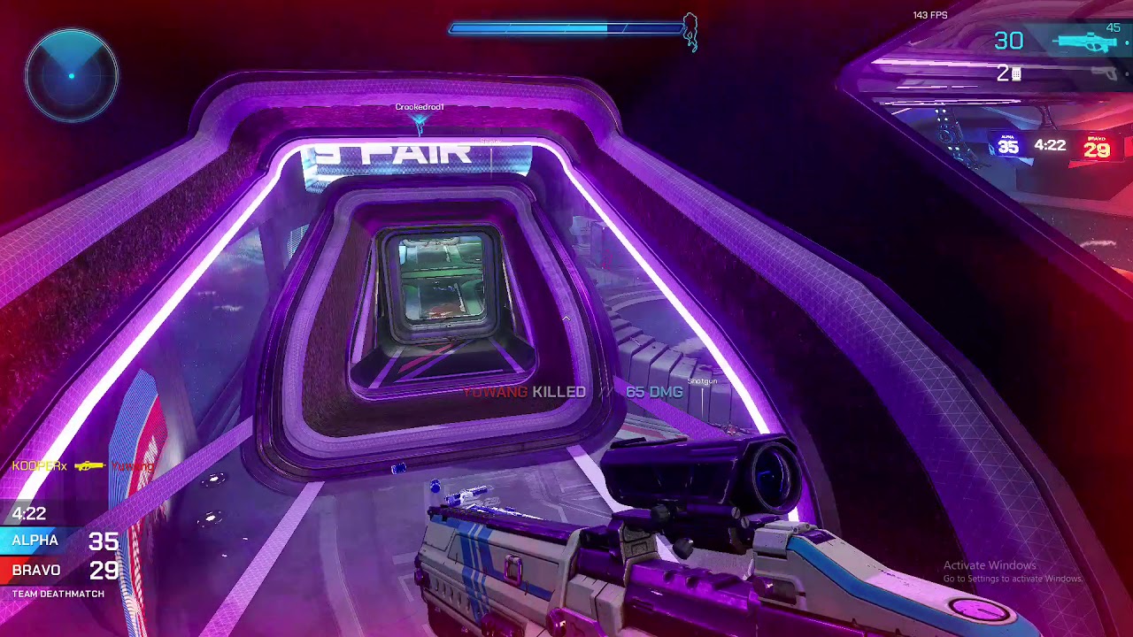 Day 3 Splitgate 1st Game on. Nasty Plays! - YouTube