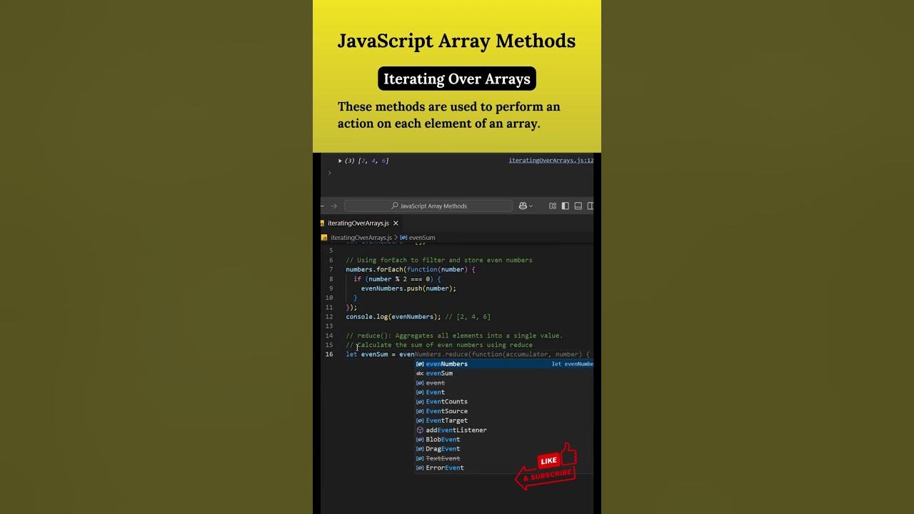 How To Use Foreach And Reduce Together In Javascript Javascript Coding Array
