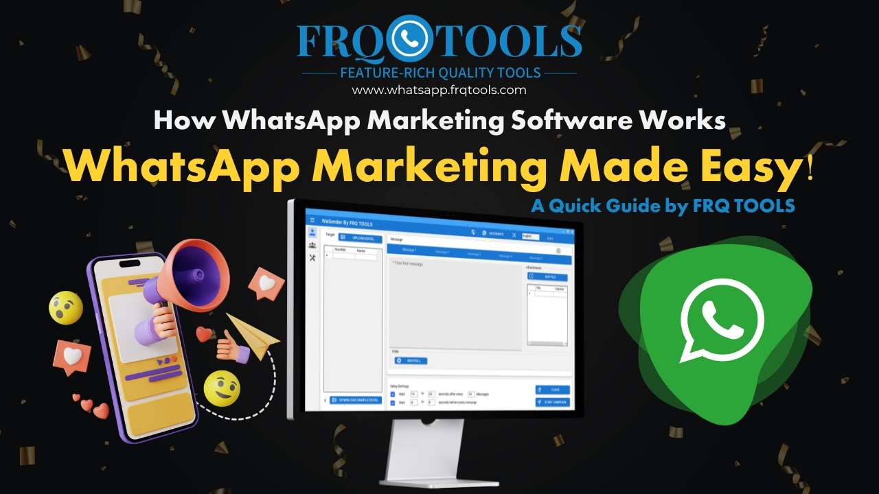 How To Send Bulk Messages to Single Contacts From WaSender By FRQ TOOLS ...