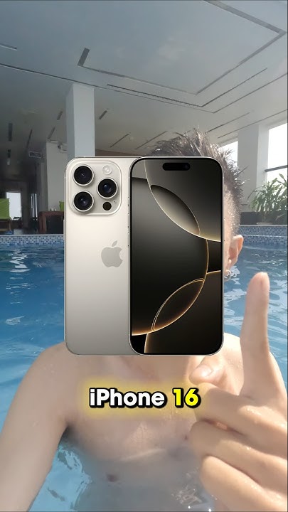 Thử Iphone 16 có chống nước không ? - YouTube