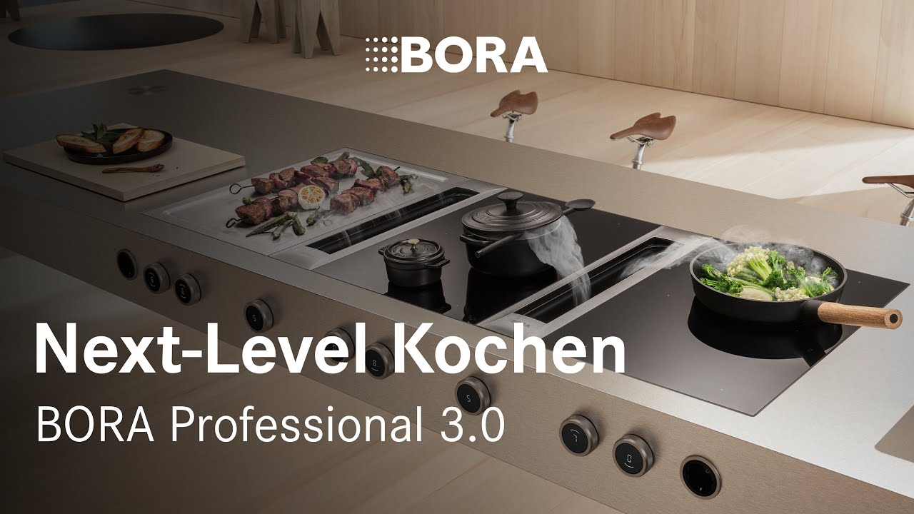 Das High-End-Kochfeldabzugssystem BORA Professional 3.0 - YouTube