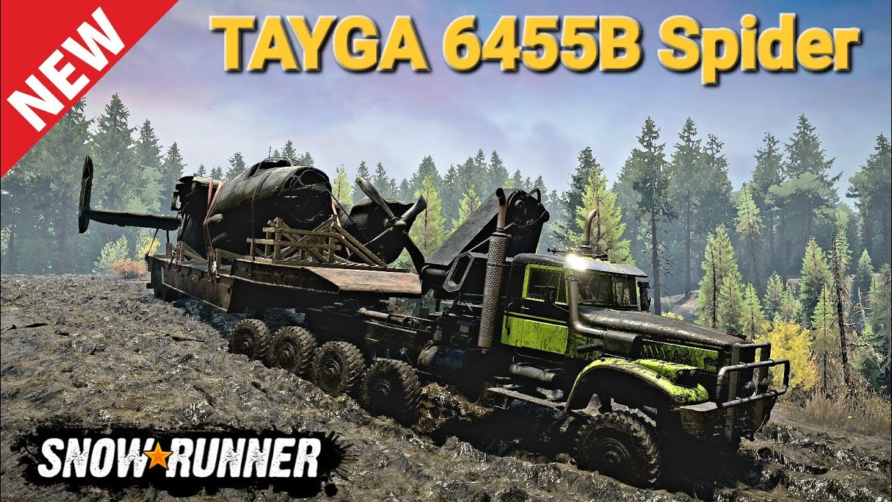 New Truck TAYGA 6455B Spider In SnowRunner @TIKUS19 - YouTube