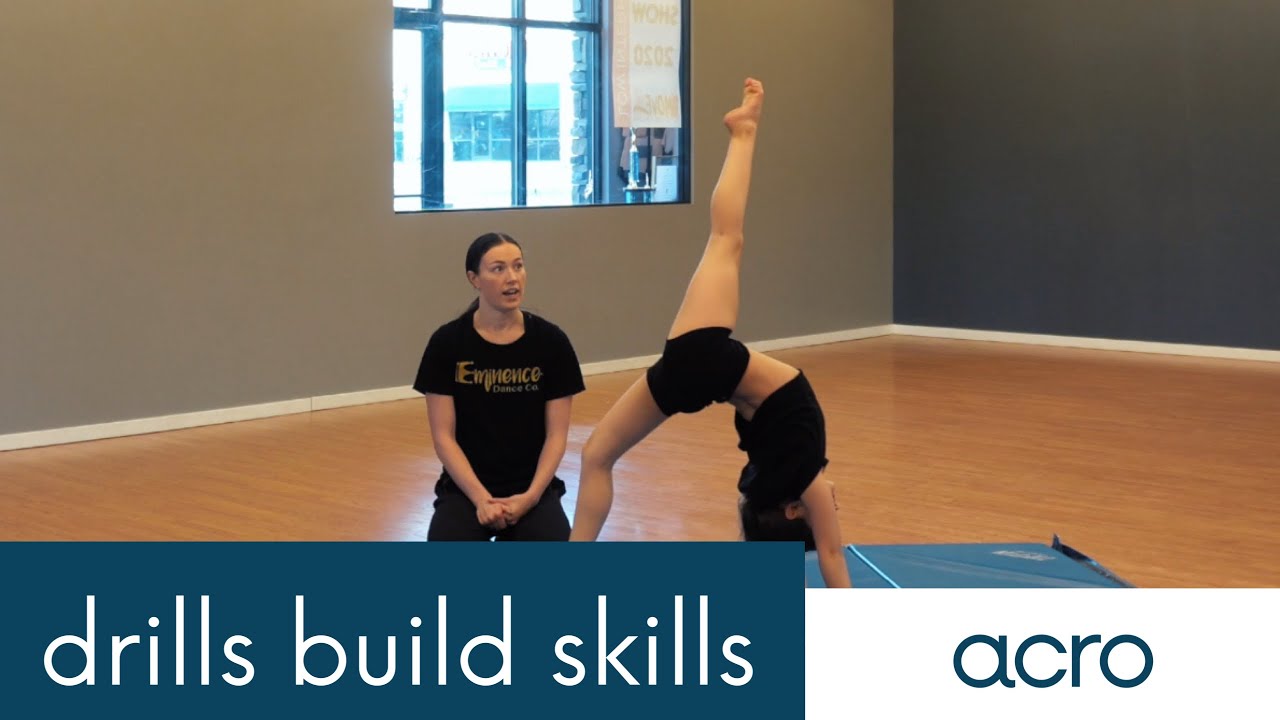 drills build skills- beginning level acro - YouTube