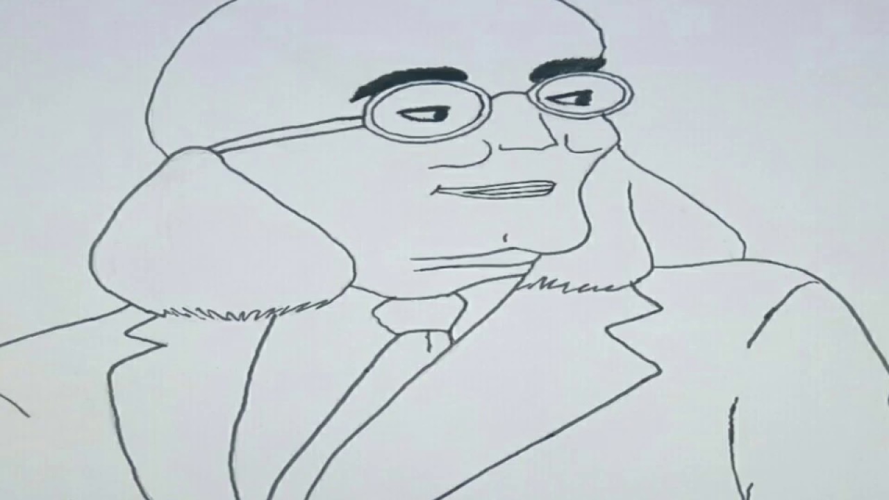 How To Draw Uncle Ayoub's Character By Easy And Simple Way - YouTube