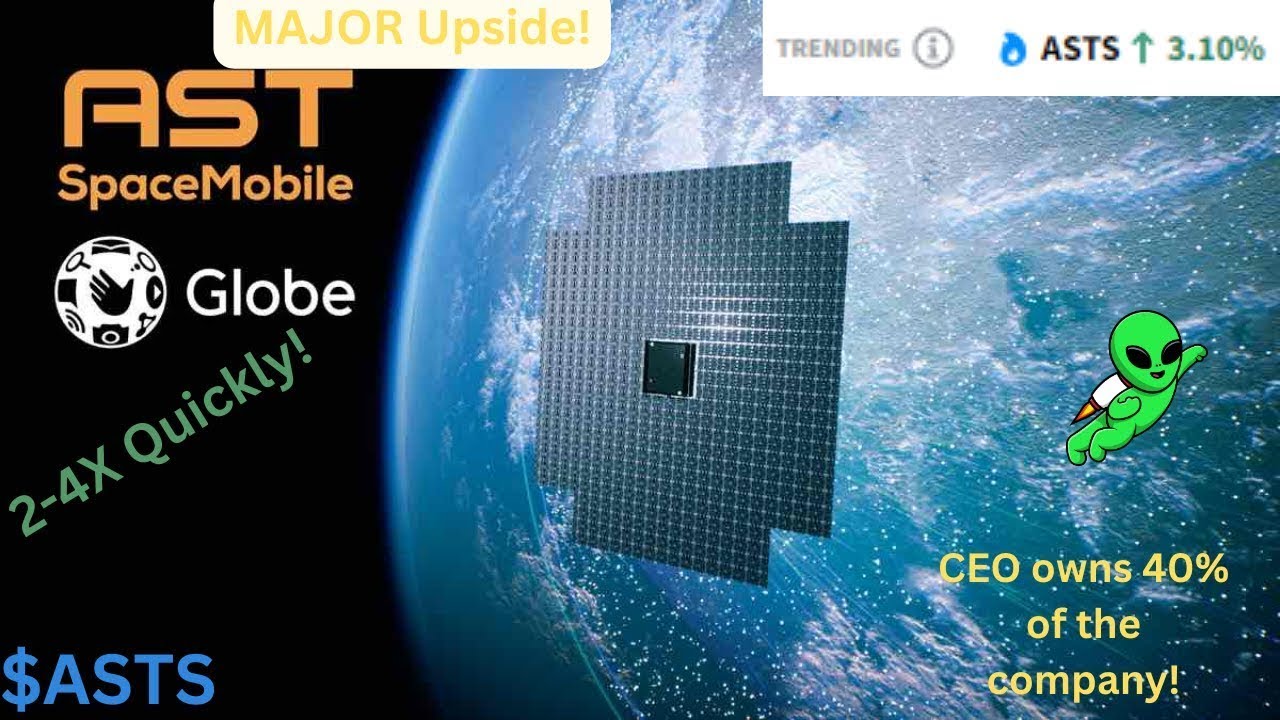 ASTS (ASRT SpaceMobile) is breaking out, MAJOR upside ahead! - YouTube