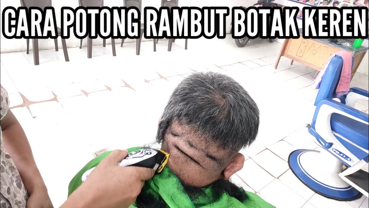 Cara Potong Rambut Pria Botak Keren 2022 - YouTube