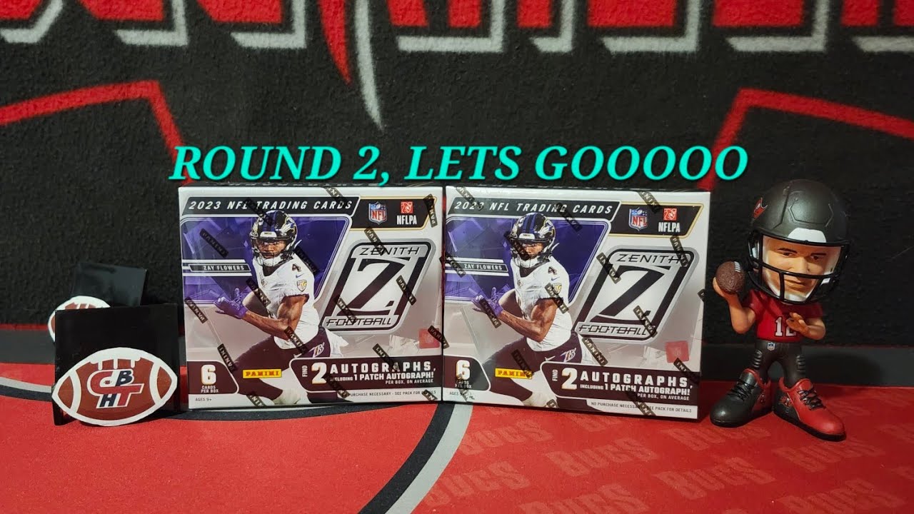 2023 ZENITH FOOTBALL HOBBY BOX X4 REVIEW! MORE NICE ROOKIE AUTOS! - YouTube