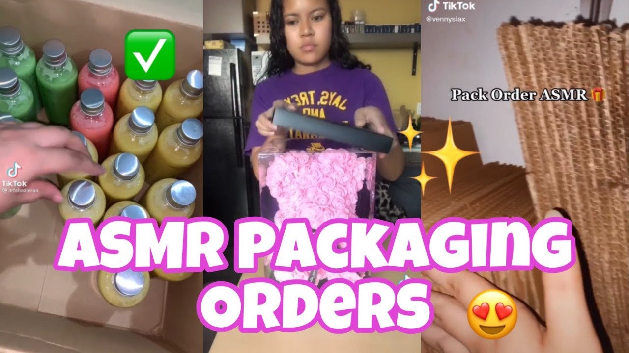 ASMR Packaging Orders! | Tik Tok Compilation 2020 - YouTube