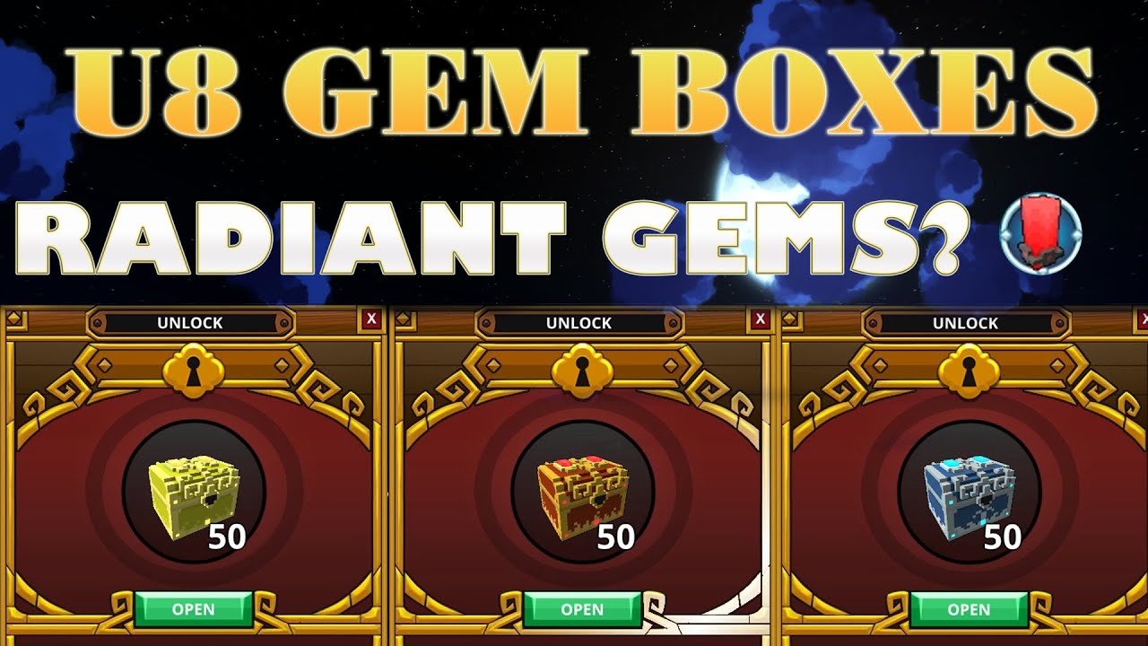 Opening U8 Resplendent Gem Boxes – Trove Shadow, Radiant gems - YouTube