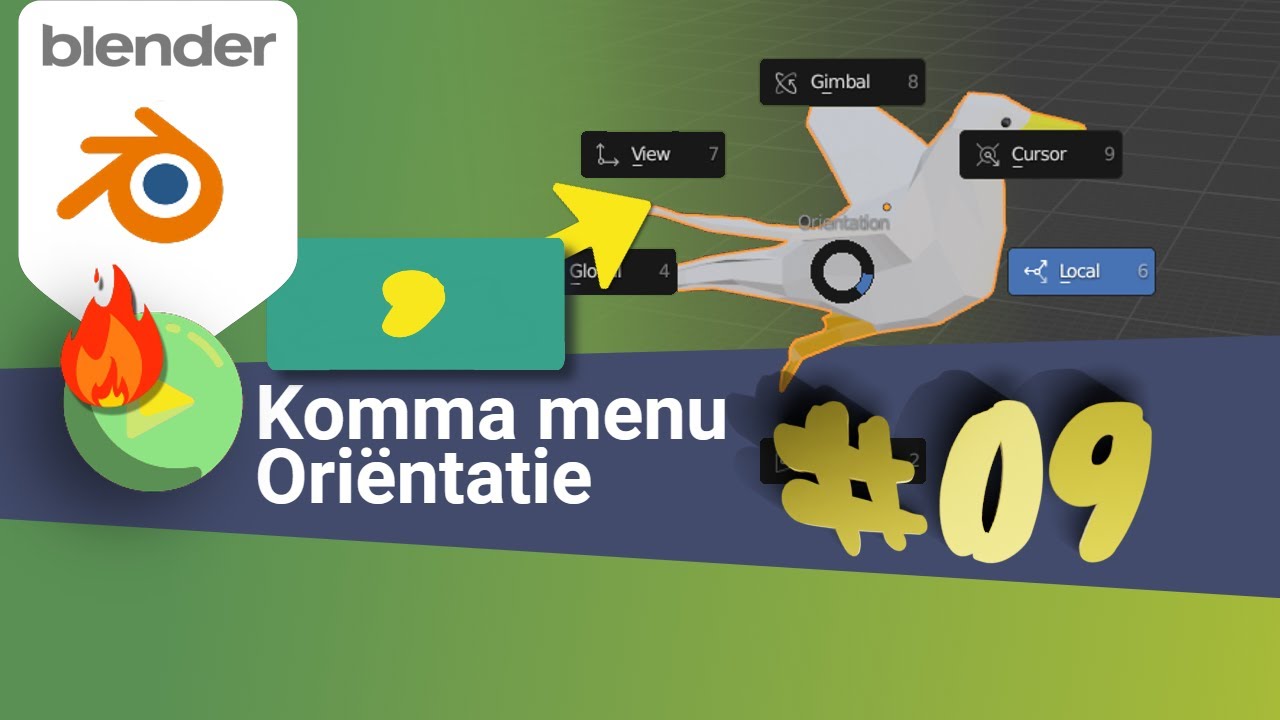 Blender #9🔥🛠️- Komma Oriëntatie menu - YouTube