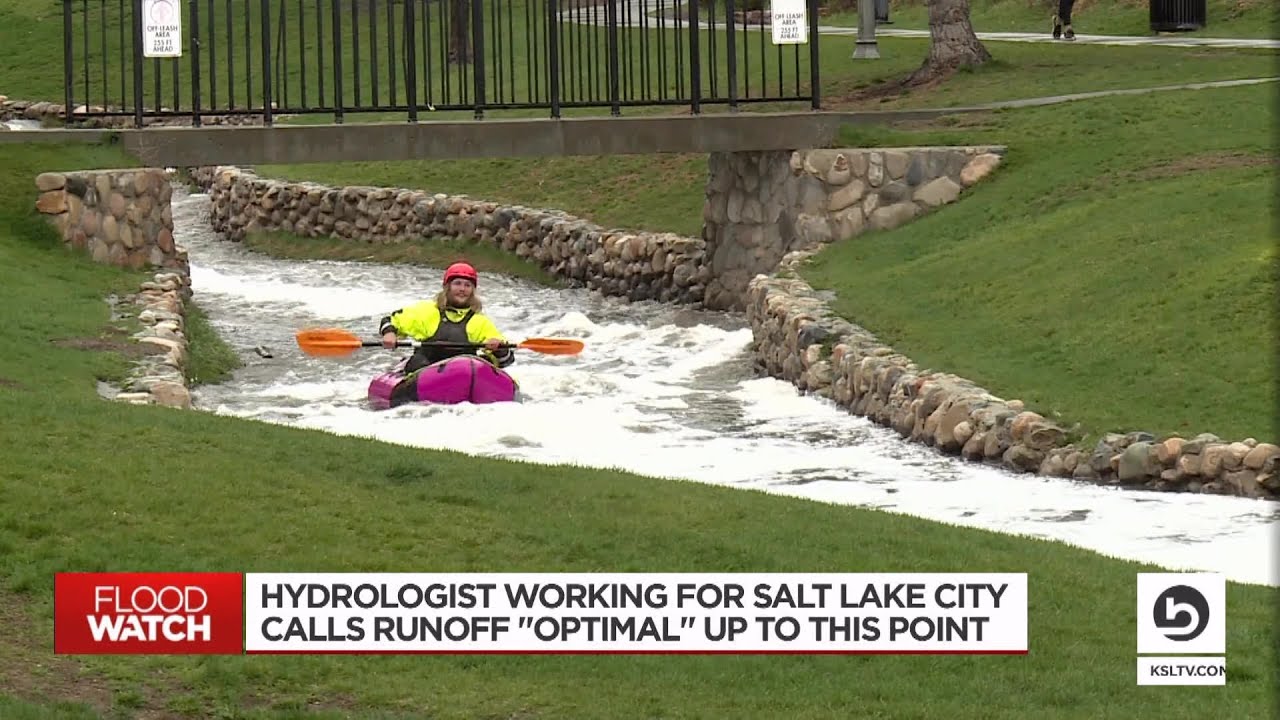 Hydrologist says Utah's weather is 'optimal scenario' for spring runoff so far - YouTube