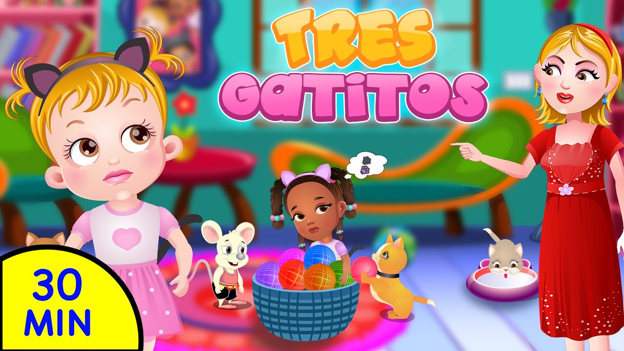 Tres Gatitos - Las Mejores Canciones y Rimas Infantiles Para Niños ...