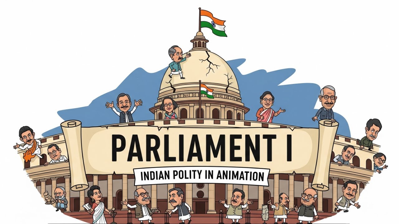 PARLIAMENT Part 1 | Indian Polity Laxmikant | UPSC , UPPCS, SSC ...
