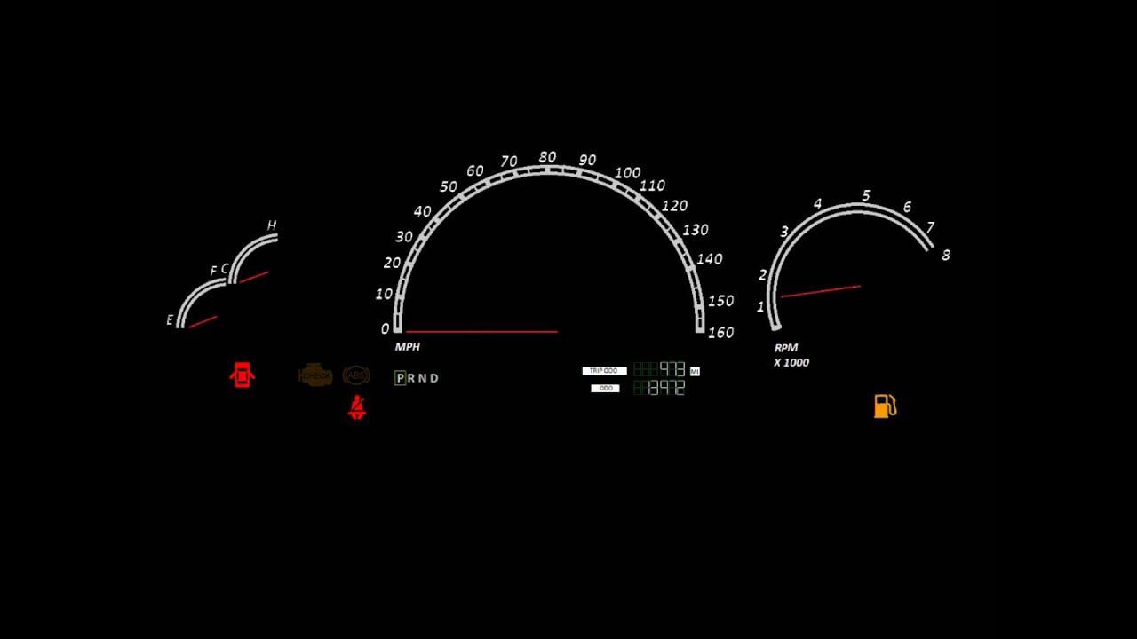 Instrument Cluster Animation - YouTube