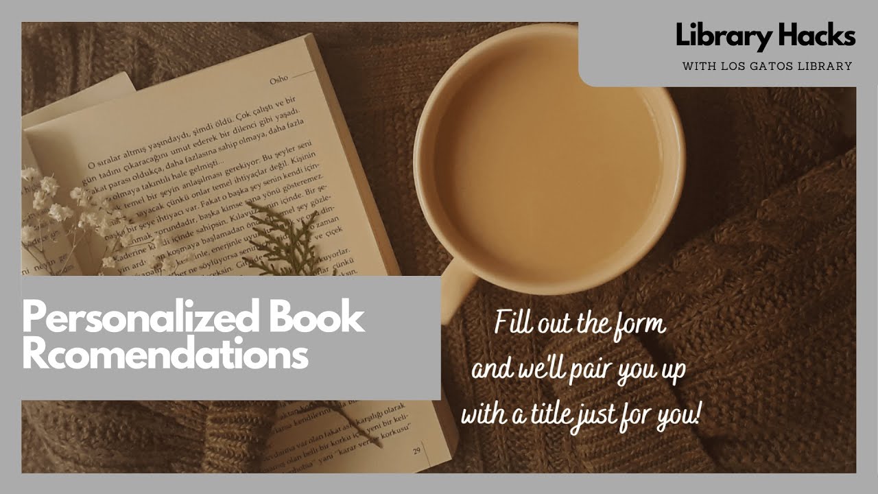 Personalized Book Recommendations - YouTube