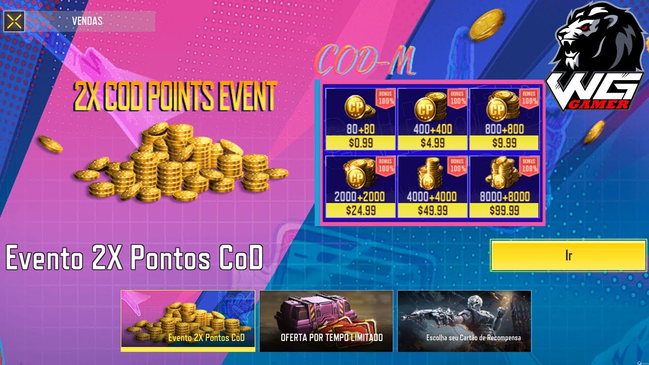 Tudo Sobre o Evento De CPS Em Dobro " 2X Pontos Cod "Compre em Até 5x ...