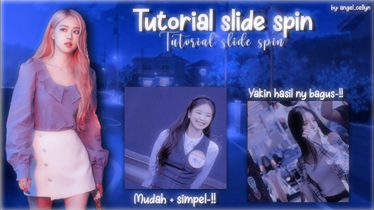 Tutorial slide spin🧸☄️ GAMPANG + SIMPEL - YouTube
