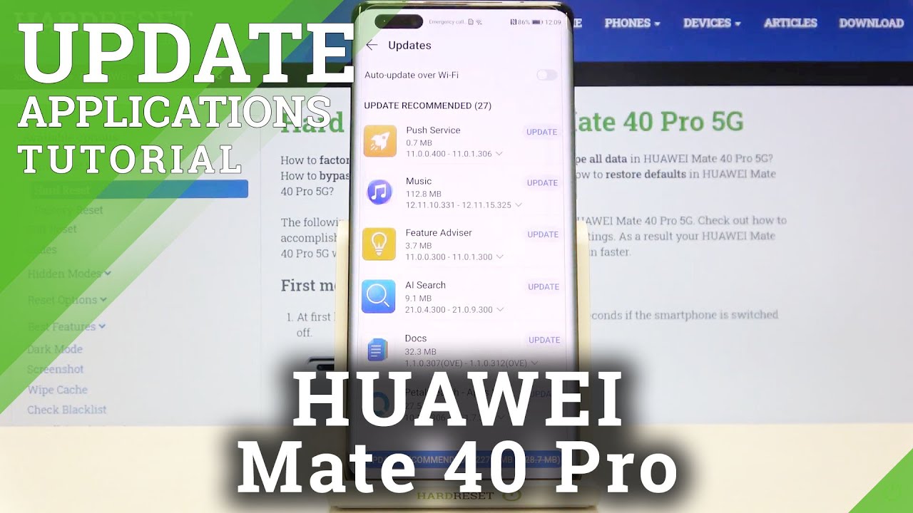 How to Update Apps on Huawei Mate 40 Pro - Download & Install Updates ...